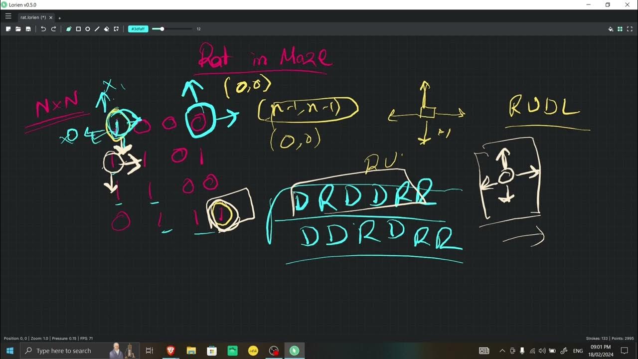 Rat In Maze | Backtracking | CodingBits - YouTube