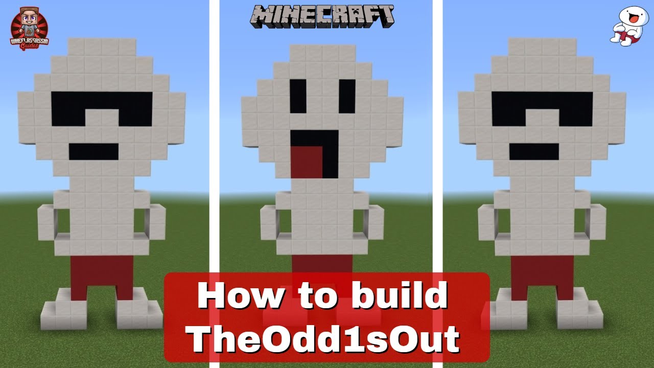 How to build the Odd1sOut Cartoon in Minecraft!! - YouTube