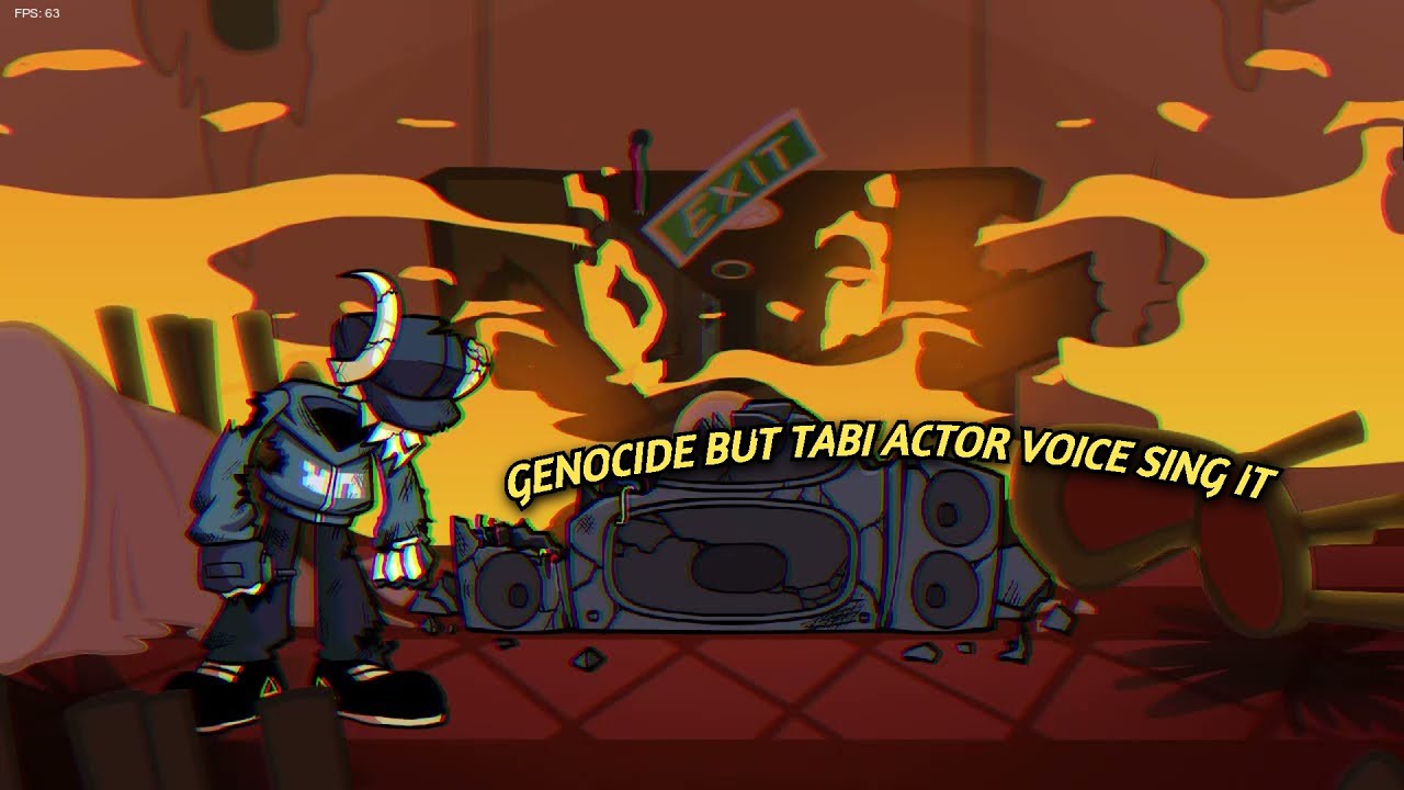 Genocide but Tabi actor voice sing it - YouTube