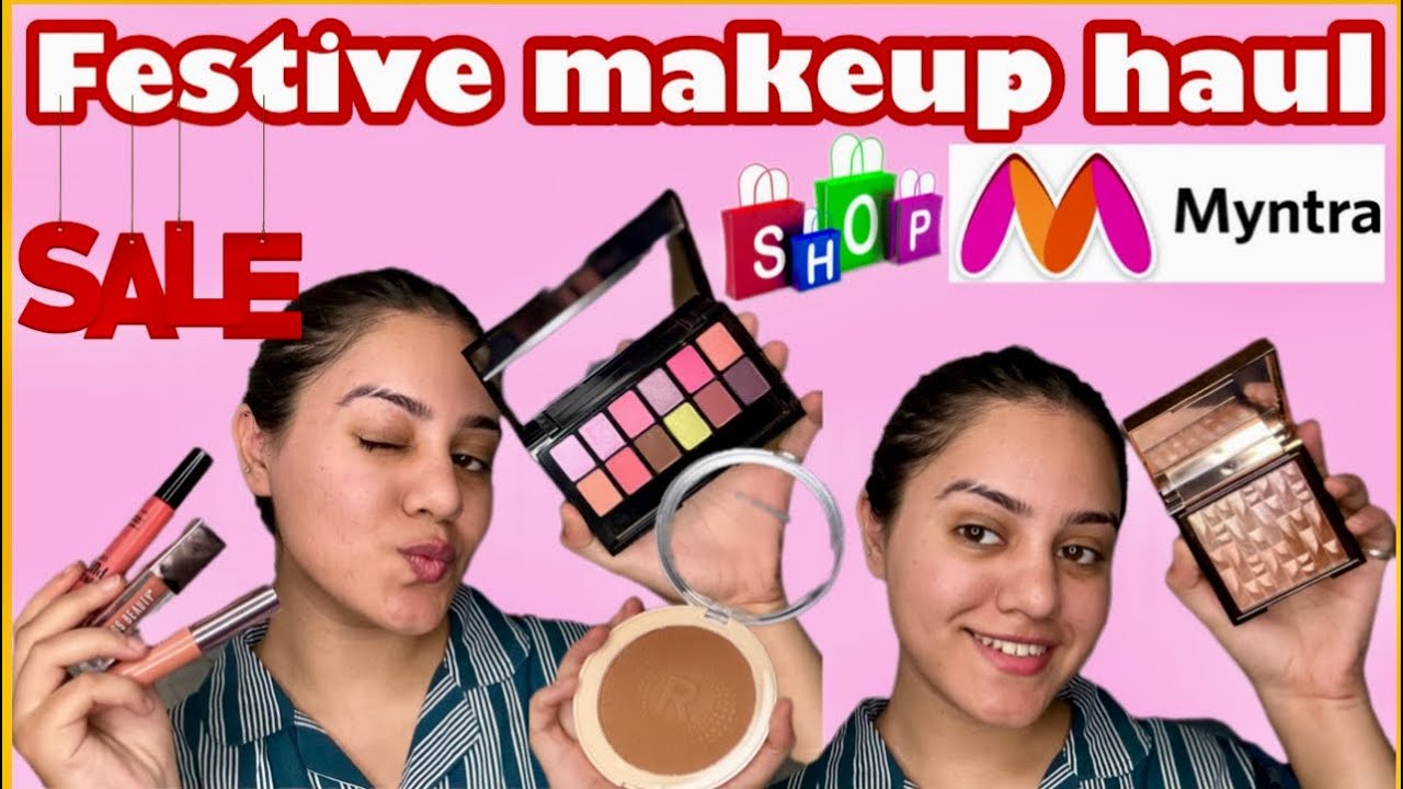 Myntra festive makeup haul😍 New & trendy makeup products for this ...