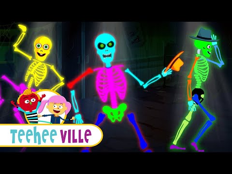 Chanson Squelette Pour les Enfants | Chansons d'Halloween par Teehee Ville