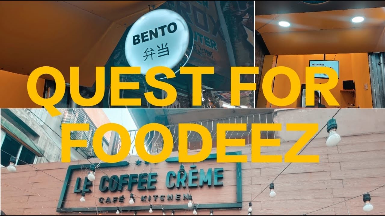 QUEST FOR FOODEEZ .vlog. 2022 .LE COFFEE CREME CAFE AND BENTO - YouTube
