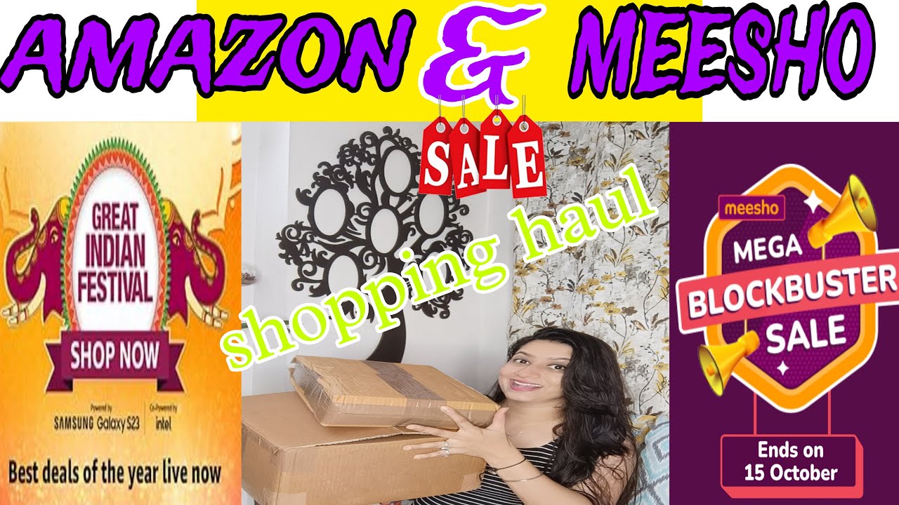 MEESHO & AMAZON Shopping Haul Video//Festive Decor// Home Decor//Meeshi ...