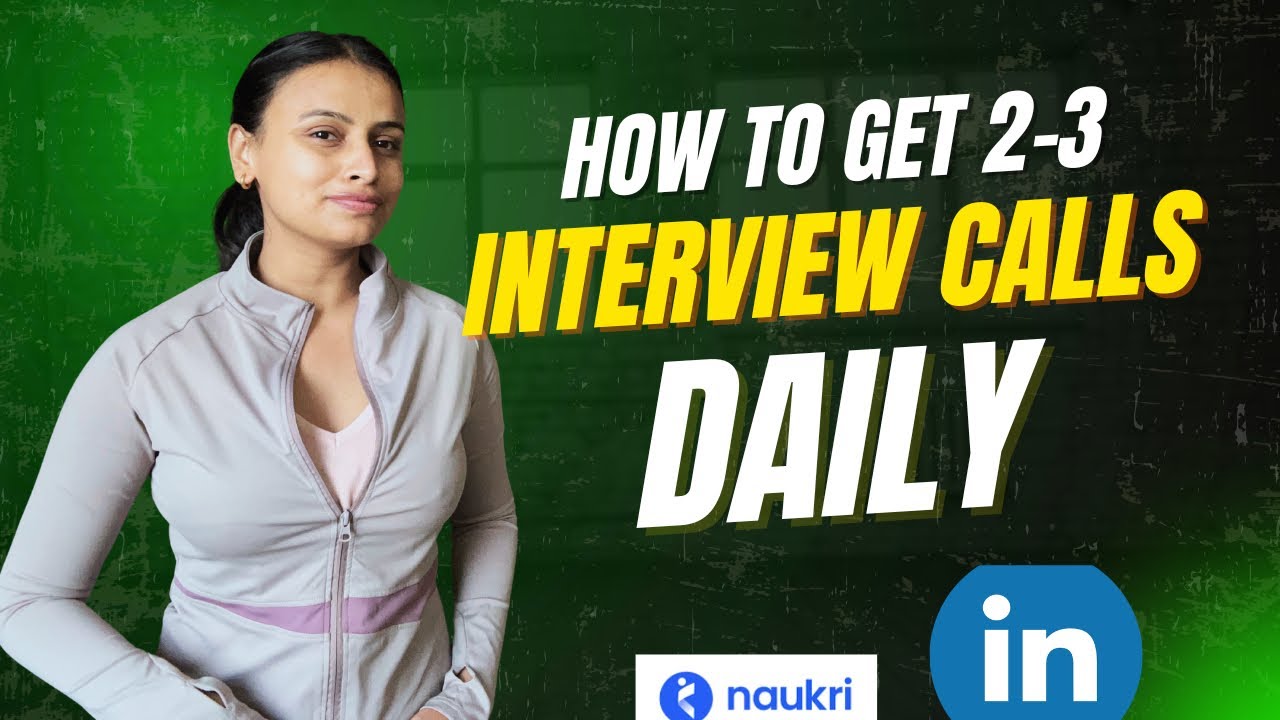 How to get 2-3 interview calls daily from NAUKRI and LinkedIn - YouTube