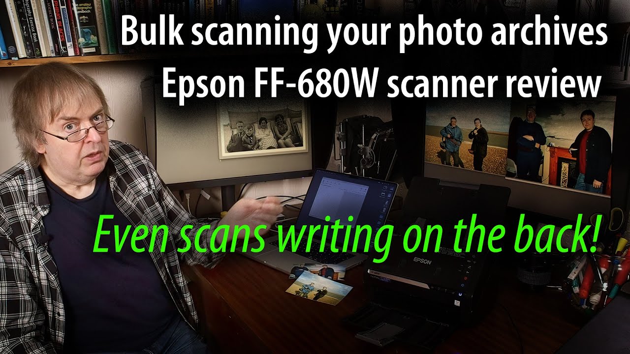 Scanning your family photo archive. Epson FF-680W scanner review - YouTube