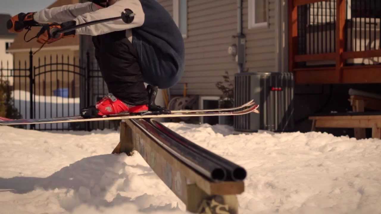 Backyard Ski Session - YouTube