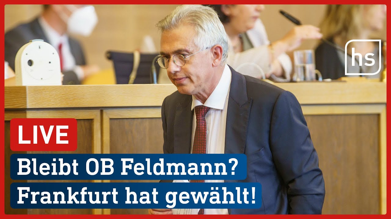 LIVE: Wird OB Feldmann abgewählt? | hessenschau extra - YouTube