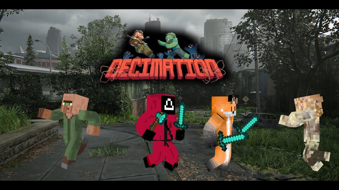 Minecraft Decimation épisode 2 (sur le serveur "DMZ") - YouTube