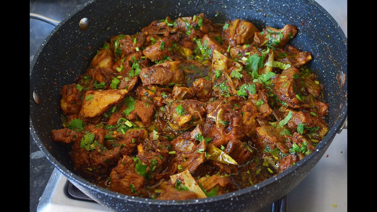 MUTTON SUKHA || DRY MUTTON FRY || MUTTON BHUNA MASALA DRY - YouTube