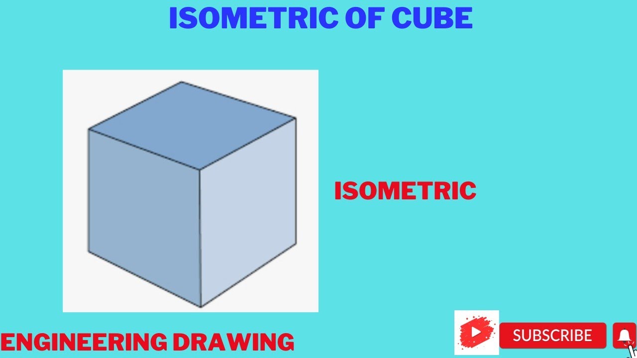 HOW TO CONSTRUCT CUBE IN ISOMETRIC PROJECTION - YouTube