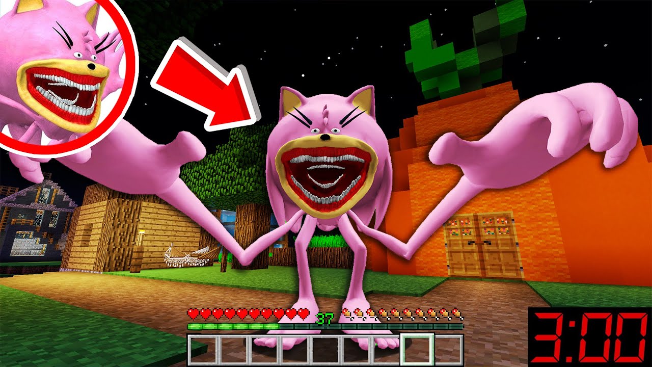 NUNCA INVOQUES A SHIN AMY en MINECRAFT 😭- NOOBSI VS SHIN SONIC Y AMY ...