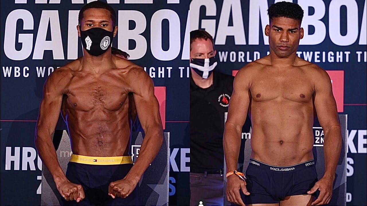 Devin Haney vs Yuriorkis Gamboa WEIGH-IN | The Dream in the BEST SHAPE ...