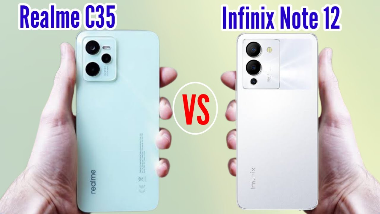 realme c35 Vs infinix note 12 Specs comparison - YouTube