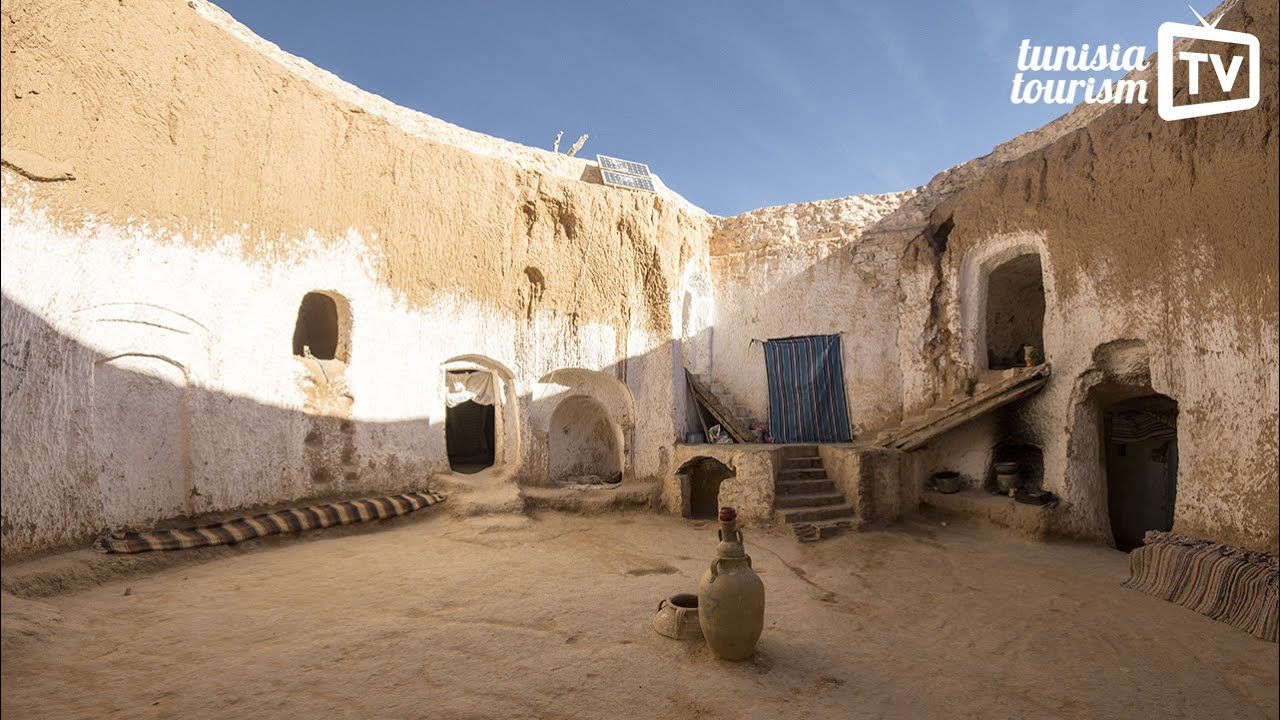 Matmata et ses maisons troglodytes - YouTube