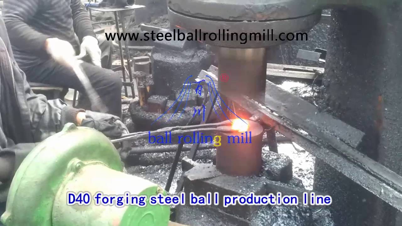 Steel ball manufacturing process,forging steel ball production line ...