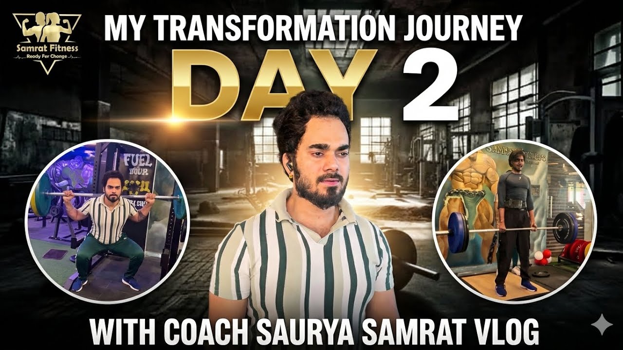 My Transformation Journey: Day 2 - Full Workout Vlog | - YouTube