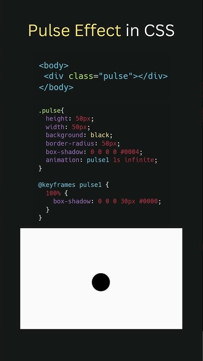 Pulsing Loading Effect in CSS #shorts - YouTube