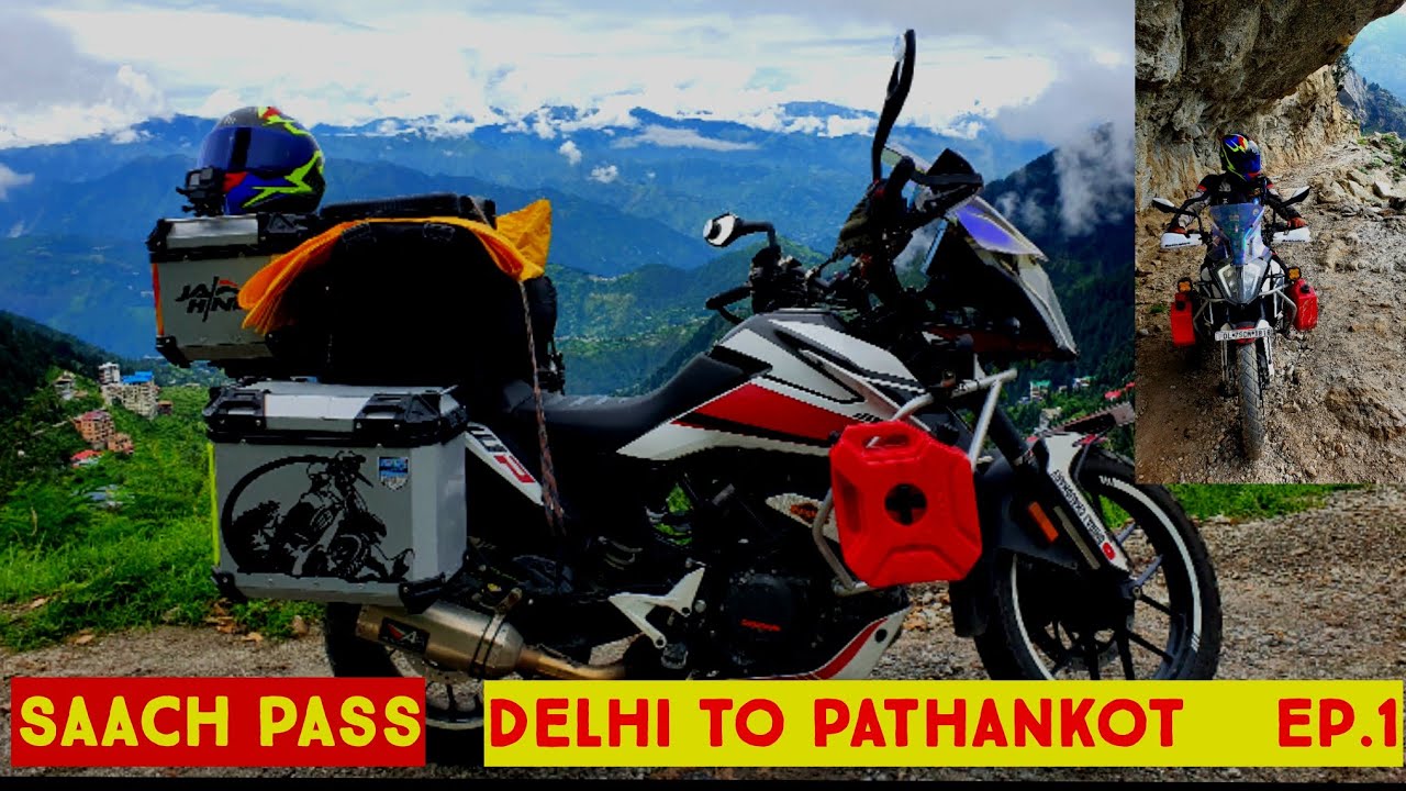 Saach Pass Day 1| Delhi to Pathankot |Worlds most dangeours Road - YouTube