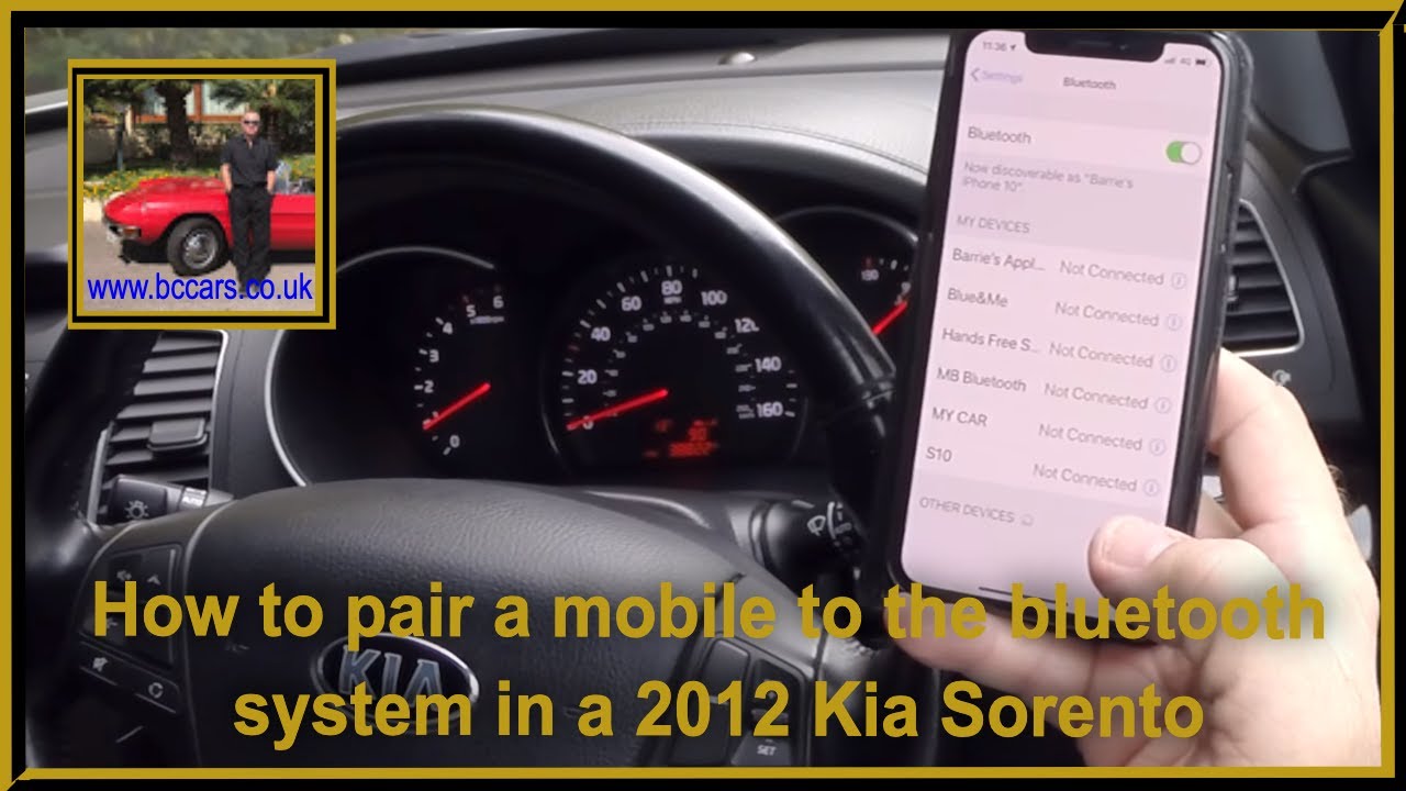 How to pair a mobile to the bluetooth system in a 2012 Kia Sorento ...