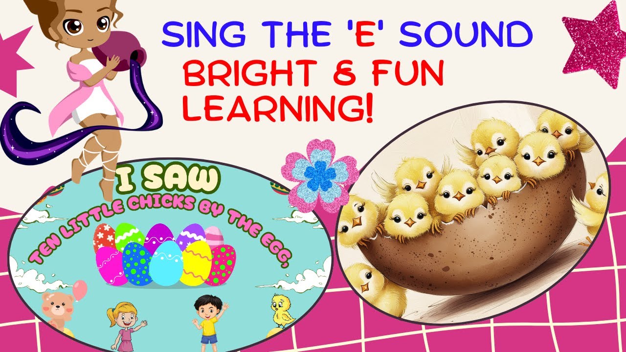 Sing & Learn the 'E' Sound! | Fun Phonics Song for Kids with Egg, Teddy ...