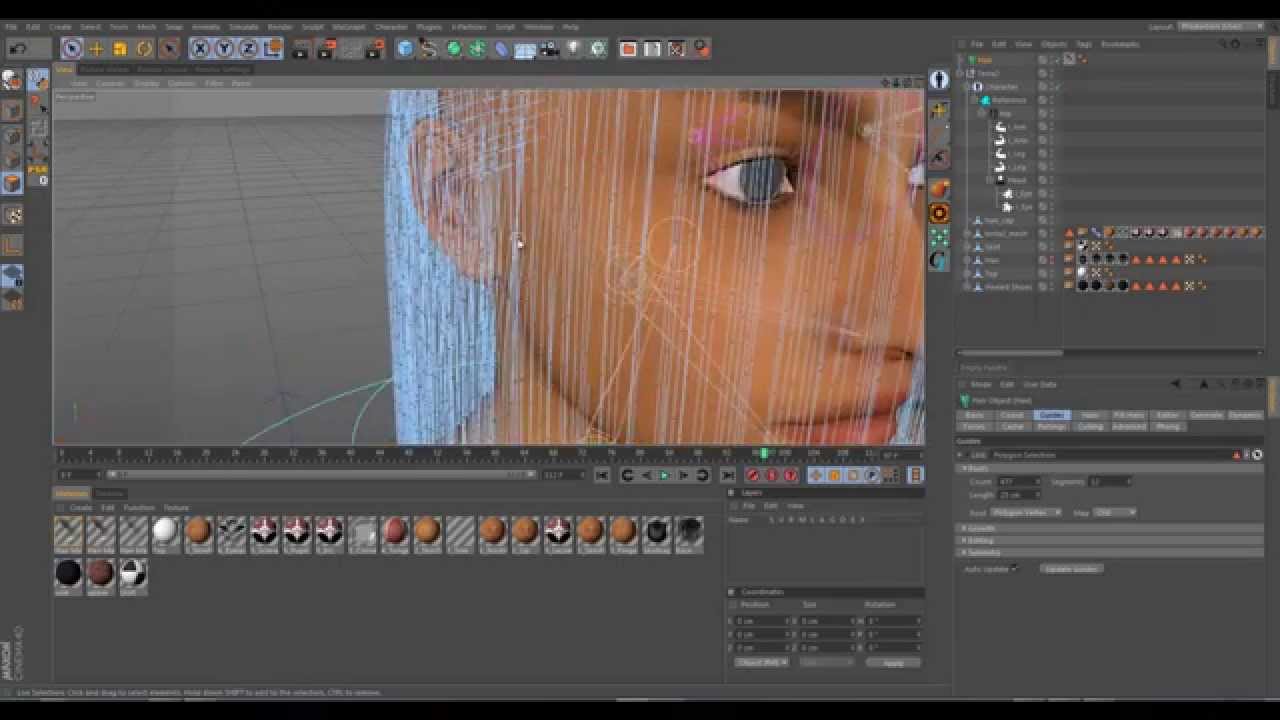 03. Rendering Cinema 4D Hair with Arnold and XGen Part 1 - YouTube
