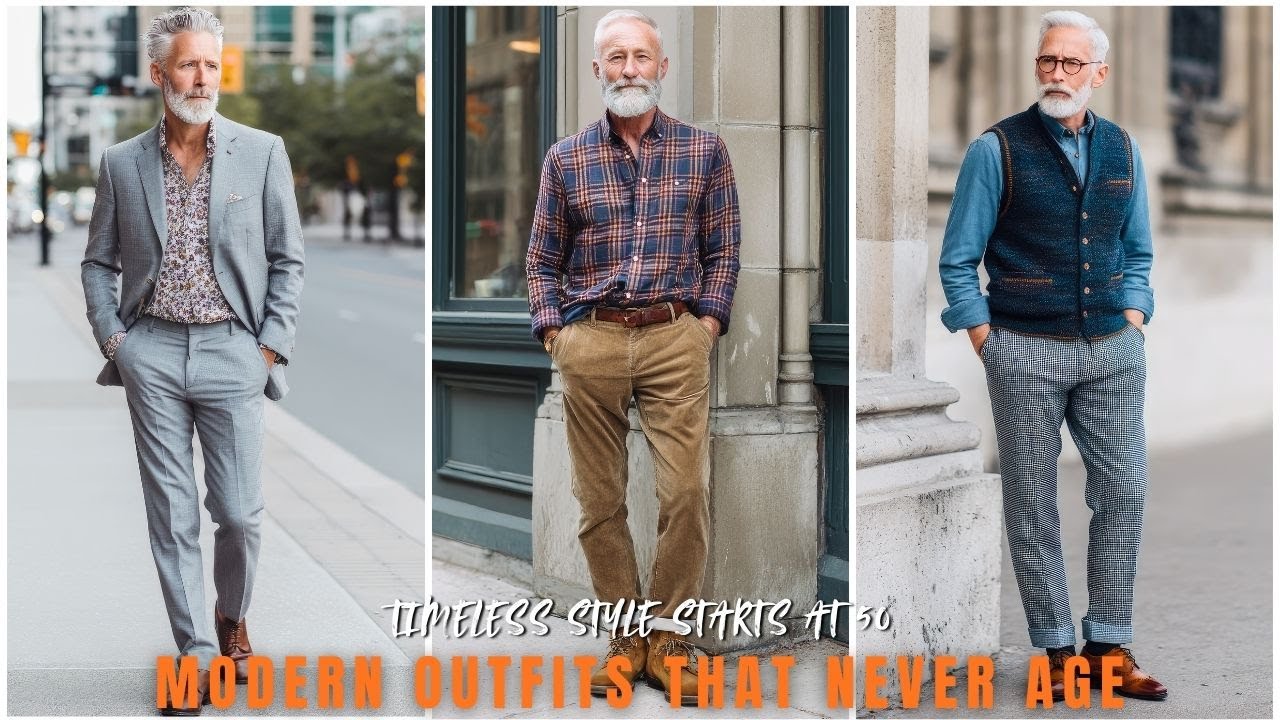 Timeless but Modern: 20 Outfit Ideas for Men Over 50 - men's fashion ...