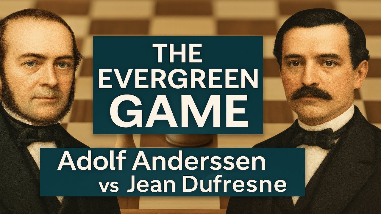 Anderssen vs Dufresne | The Evergreen Game | Chess Immortality (1852 ...