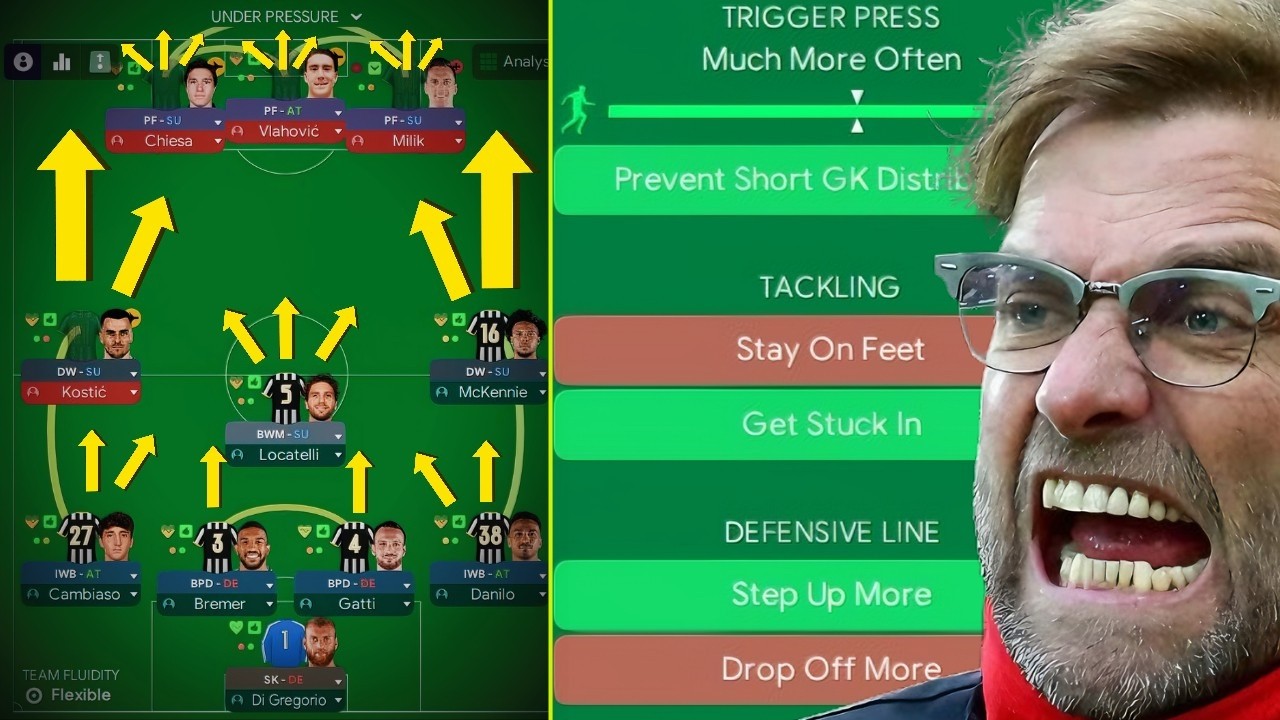 The Most INTENSE Pressing in Football Manager - YouTube