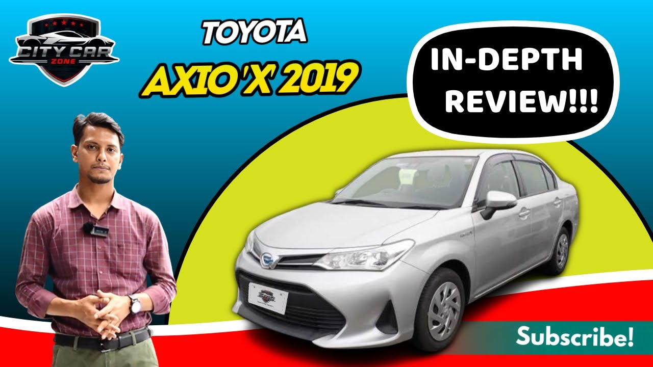 TOYOTA AXIO X 2019 Silver Hybrid | Best Family Sedan car in budget | In ...