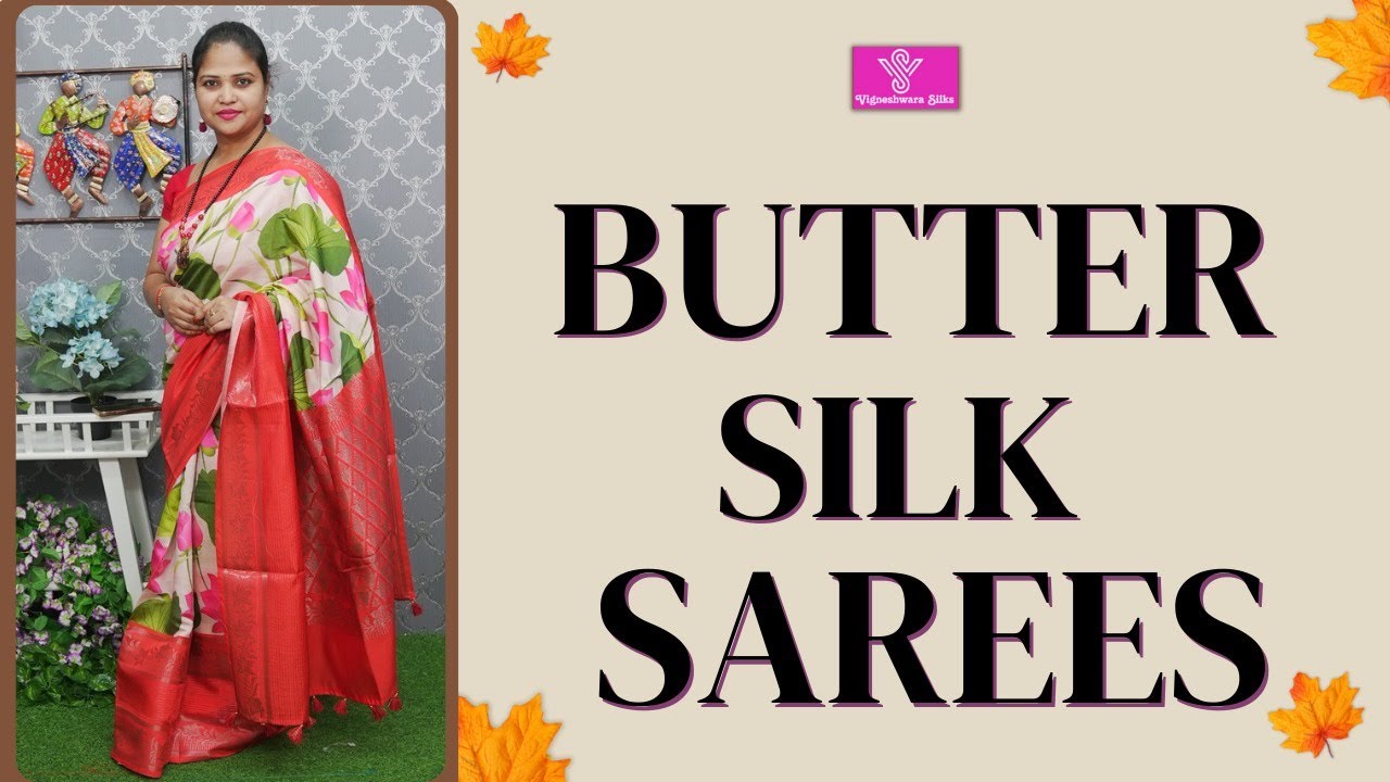 Butter Silk Sarees Sarees Collection || Episode-51529 || Vigneshwara ...
