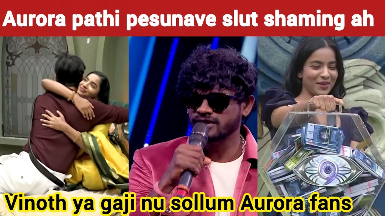 Vinoth fans yai abuse pannum Aurora fans | Biggboss tamil review ...