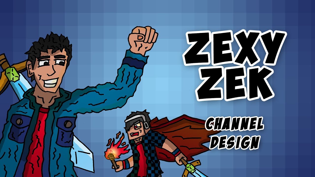 Zexy Zek Channel Design - Speedart - YouTube