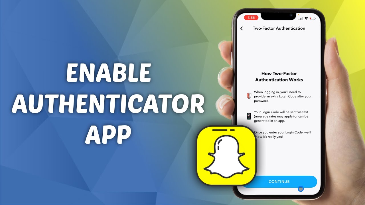 How to Enable Authenticator App on Snapchat - YouTube
