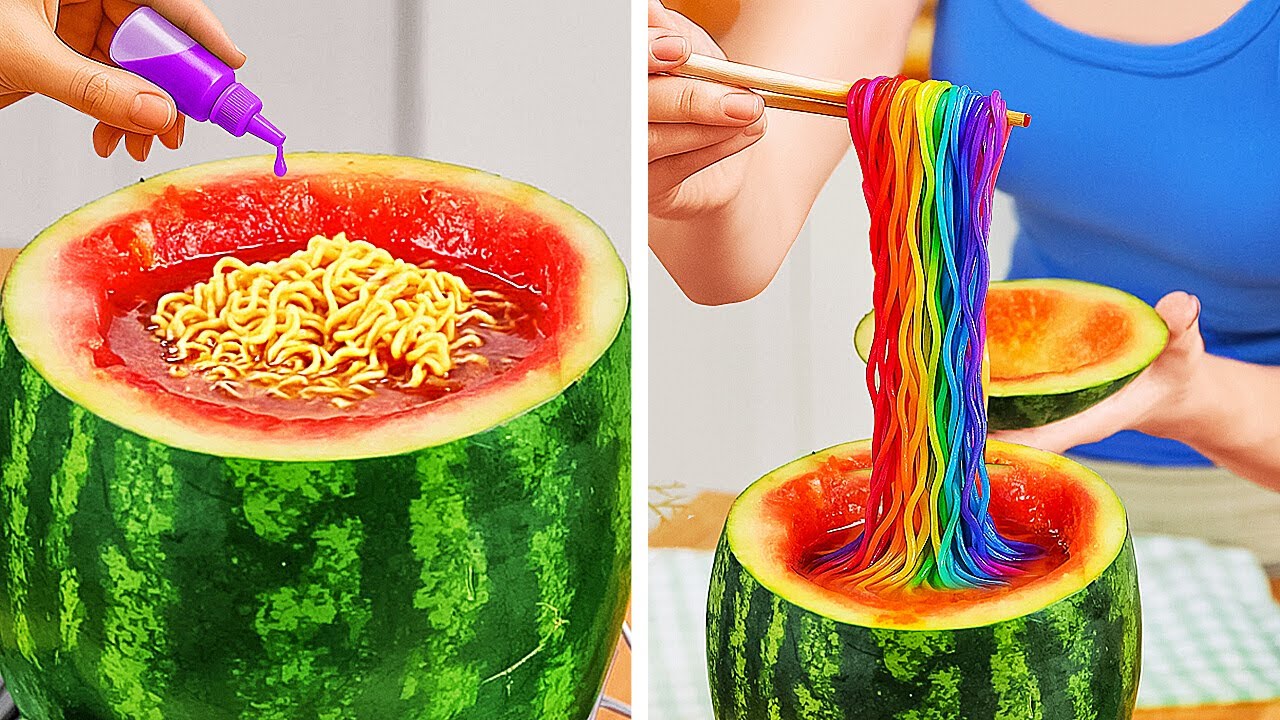 🌈 RAINBOW FOOD RECIPES YOU HAVE TO TRY! Fun & Colorful Ideas 🍓 - YouTube