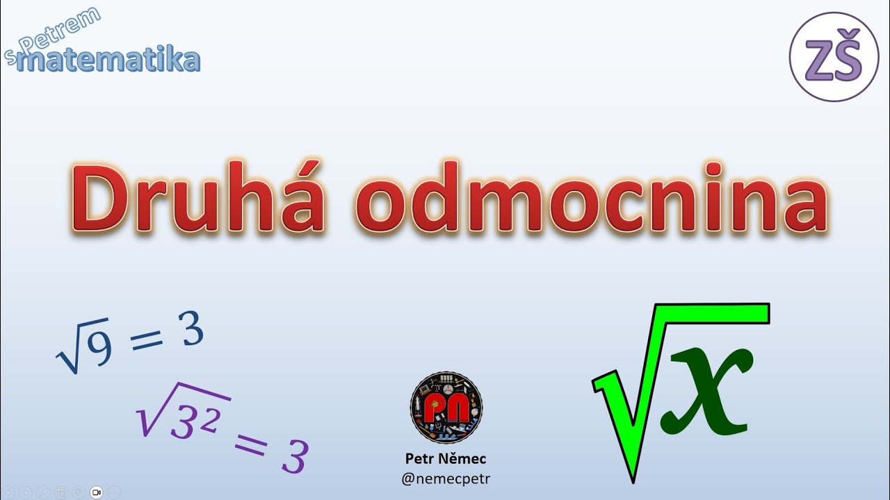 Druhá odmocnina - matematika 8 ZŠ - YouTube