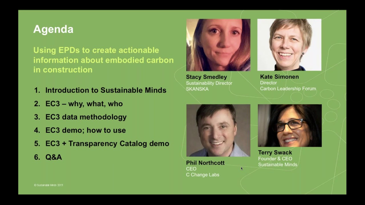 EC3: Using EPDs to create actionable information about embodied carbon ...