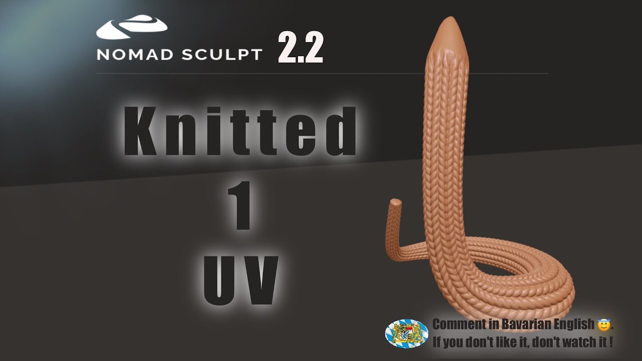 Nomad Sculpt - 1 - Printable Textures - Knitted - 3D Printing - UV ...