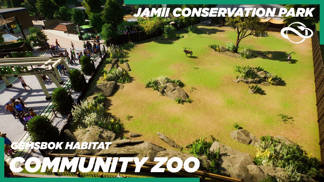 Planet Zoo | Gemsbok Habitat & Backstage | Jamii Conservation Park ...