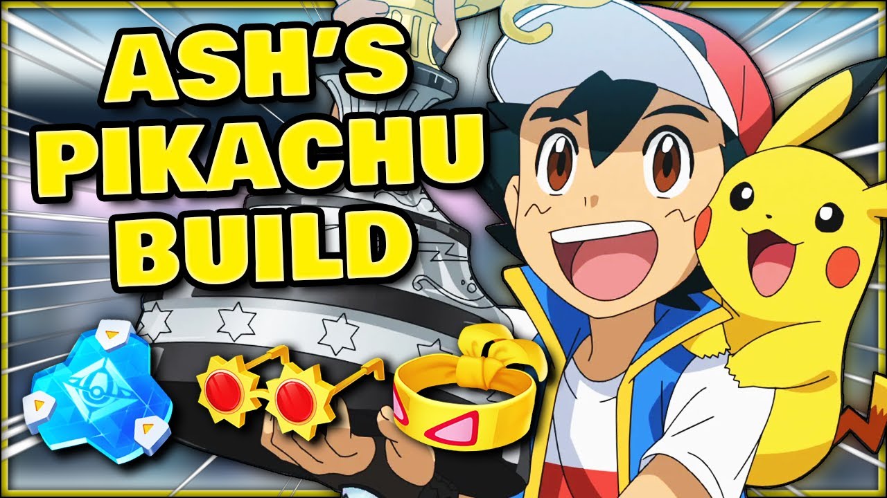 ASH KETCHUM'S PIKACHU BUILD IN POKEMON UNITE? | Being the Best Pikachu ...