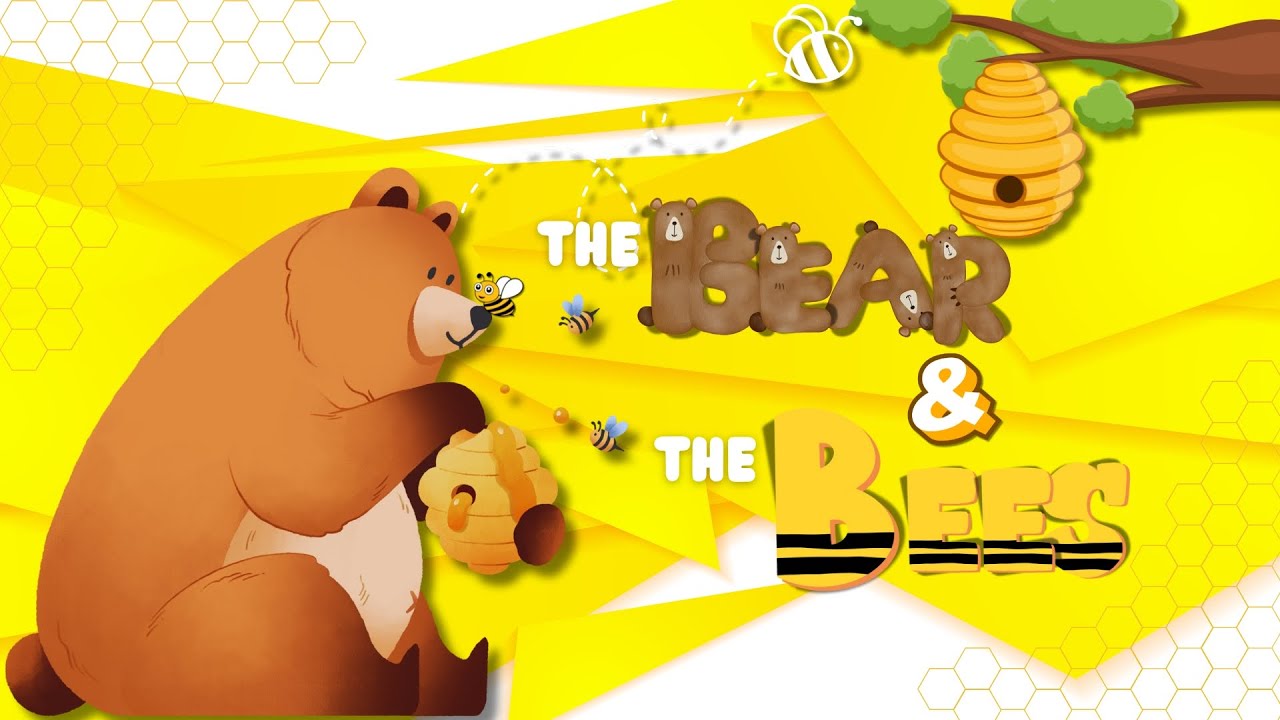 The Bear And The Bees | Aesop's Fables | Bedtime Stories | English ...