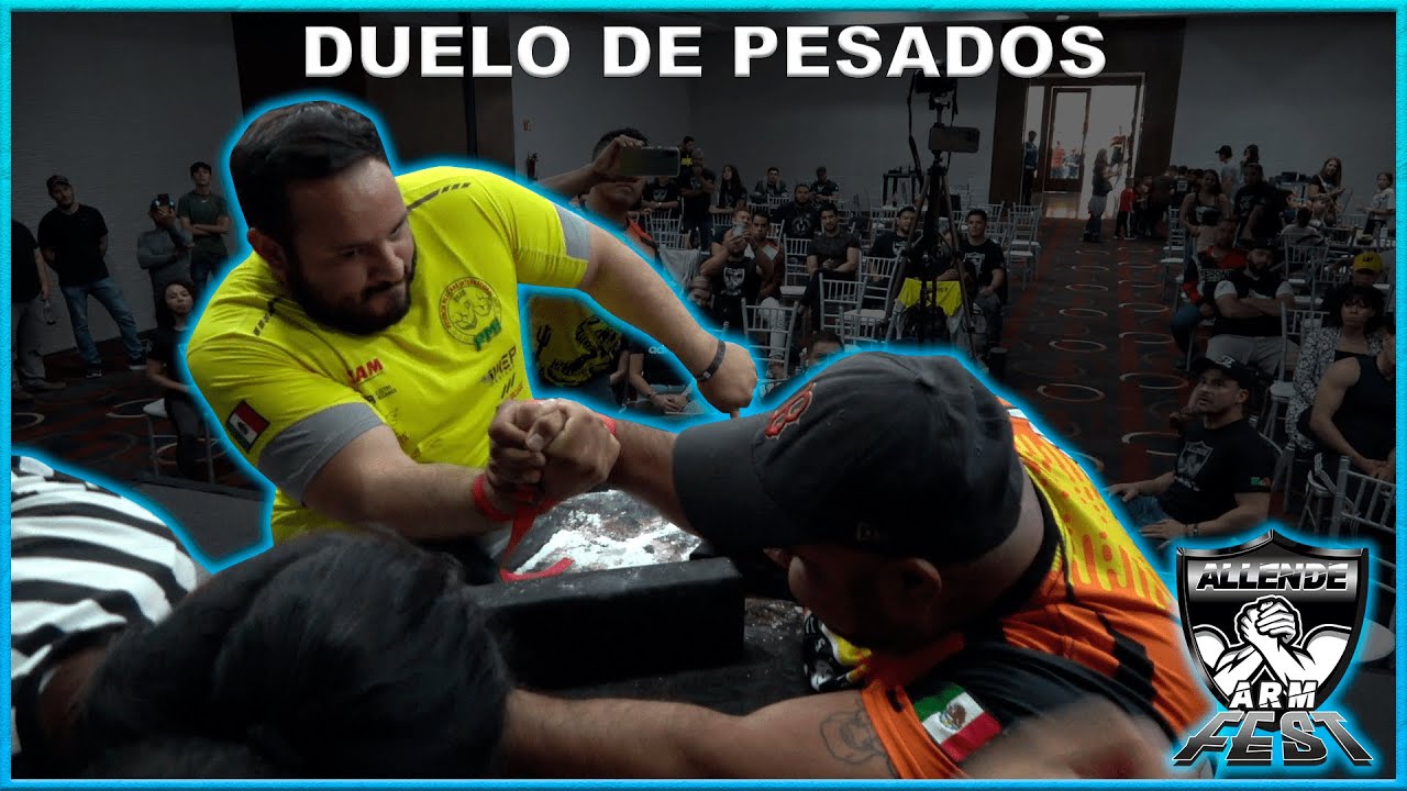 Alan Real VS Marco Chavez | DUELO DE PESADOS | Allende Arm Fest - YouTube