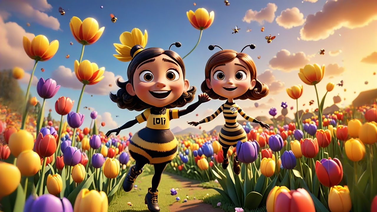 The Busy Bee’s Blossom Boogie + More Nursery Rhymes & Kids Songs - YouTube