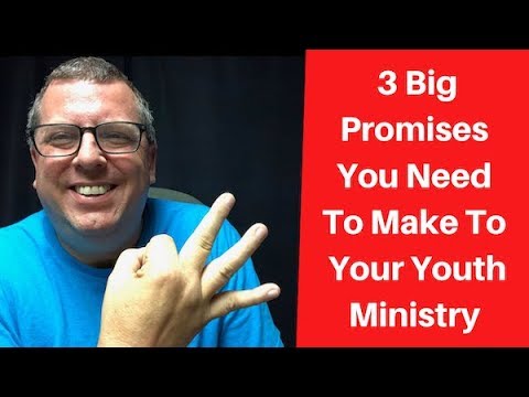 3 Big Promises You Need To Make Your Youth Ministry - YouTube