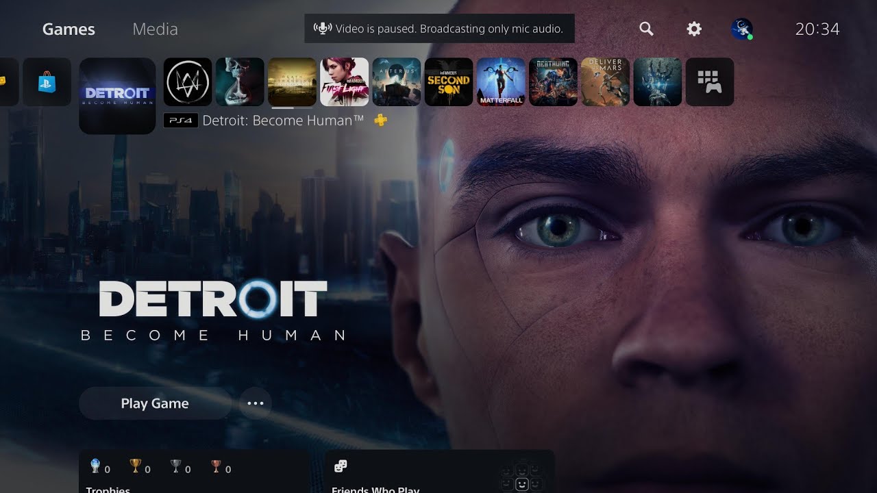 Detroit Gameplay live like share ps5 - YouTube