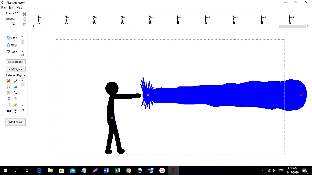 stickman animation super power effect - YouTube