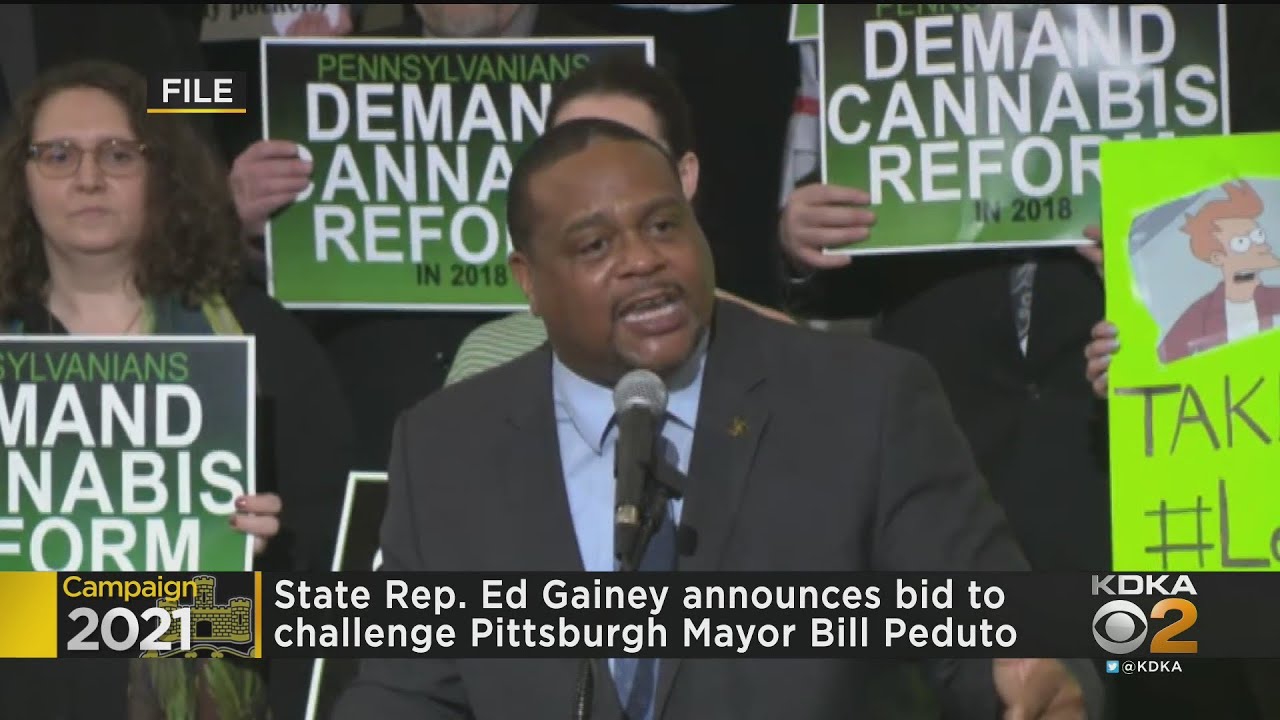 State Rep. Ed Gainey Announces Candidacy For Mayor Of Pittsburgh - YouTube