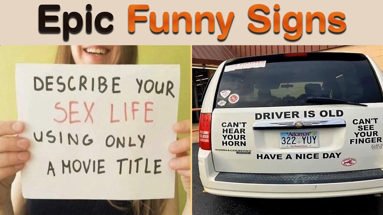Unforgettable Epic Funny Signs That Show Humor Appearing Everywhere ...