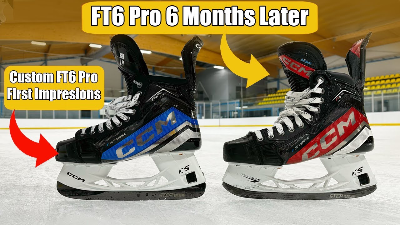 6 Months Later Ccm Ft6 Pro Retail Skates Review First Impression Of Ccm Ft6 Pro Custom Youtube