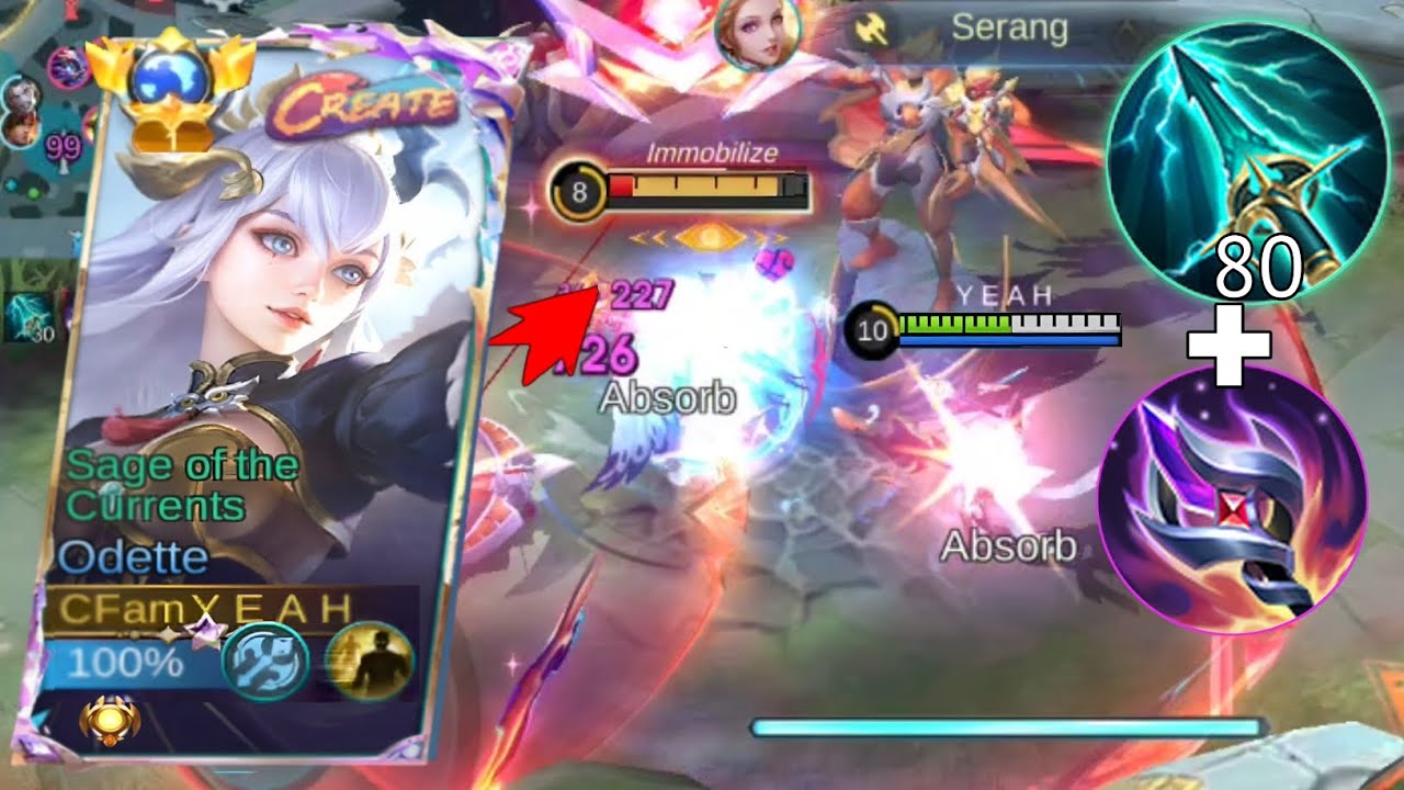 GLOBAL ODETTE BEST BRUST DAMAGE HACK BUILD FOR 2025 (INSANE DAMAGE💀 ...