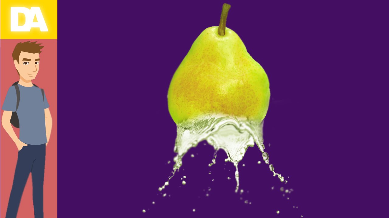 Photoshop Water Dispersion Effect - YouTube